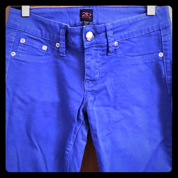 2B Bebe | Jeans | 2b Bebe Light Royal Blue Skinny Jeans Size 27 | Poshmark